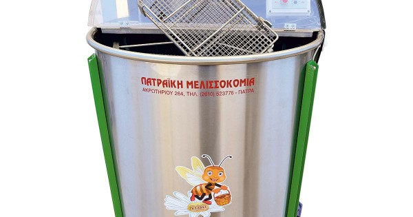 ΜΕΛΙΤΟΕΞΑΓΩΓΕΑΣ ΑΝΤΙΜΑΓΝΗΤΙΚΟΣ INOX ΟΧΤΩ ΠΛΑΙΣΙΩΝ ΜΕ INVENTER